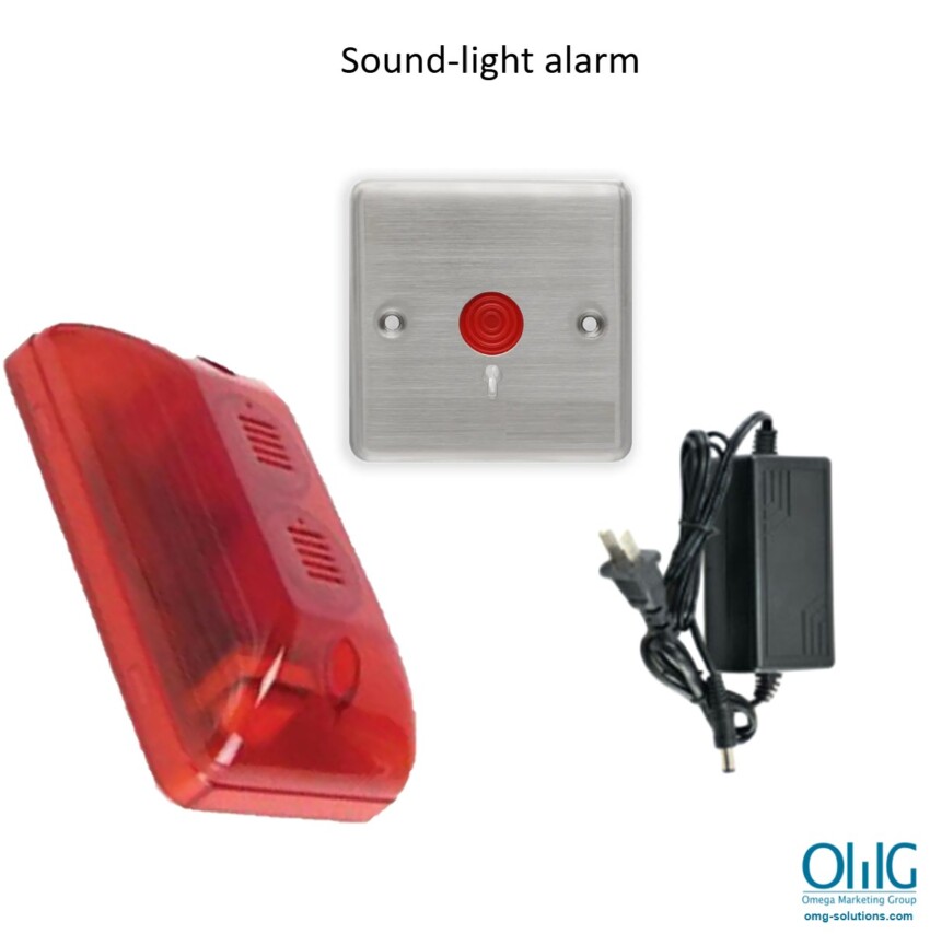 EA033B – Toilet Emergency Alarm for Disabled / Handicap (Strobe Light ...